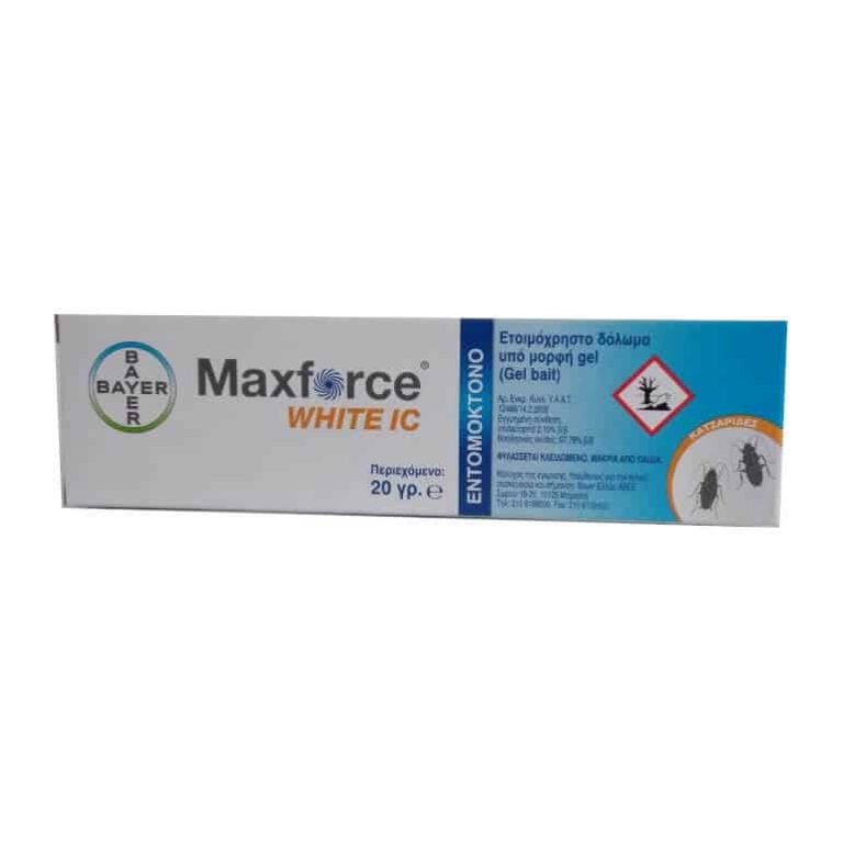 Κατσαριδοκτόνο gel Maxforce White IC | Agroplace.gr - Το #1 γεωπονικό e ...